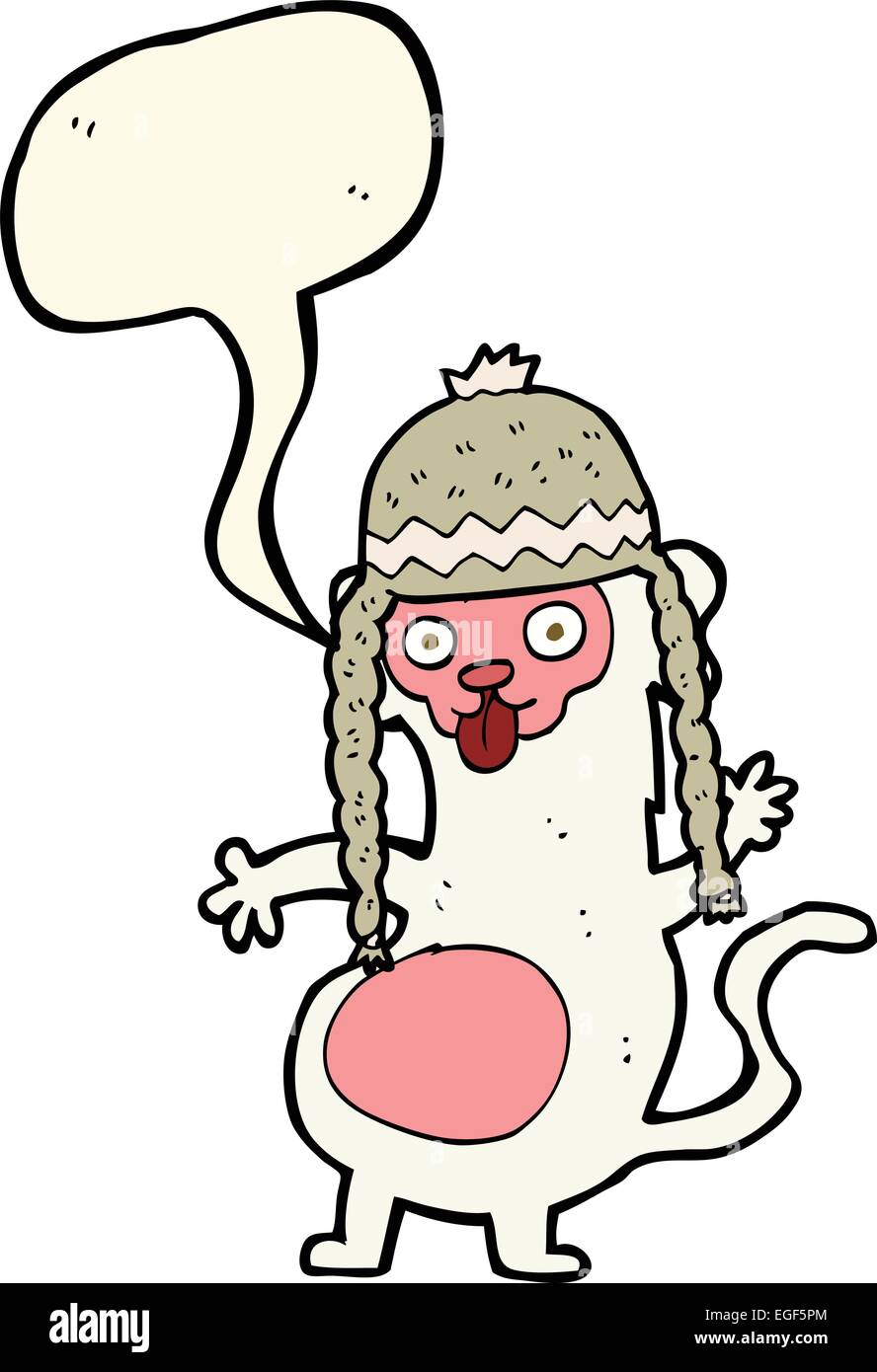 funny cartoon monkey with speech bubble Stock Vector Image & Art - Alamy