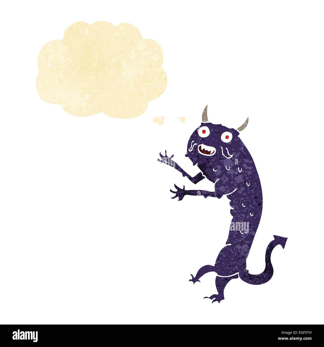 Cartoon devil bubble hi-res stock photography and images - Alamy