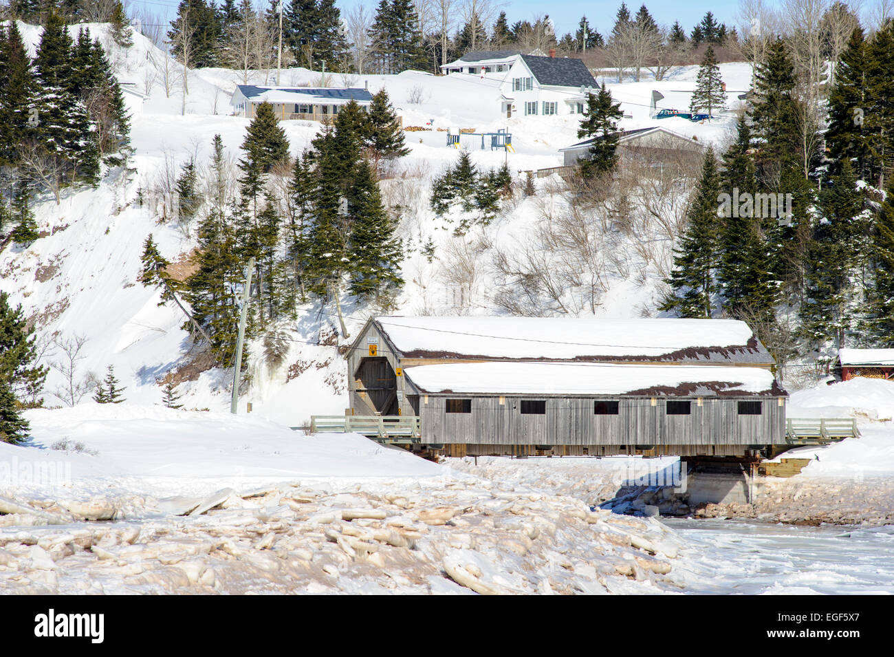 New brunswick winter scene hi-res stock photography and images - Alamy