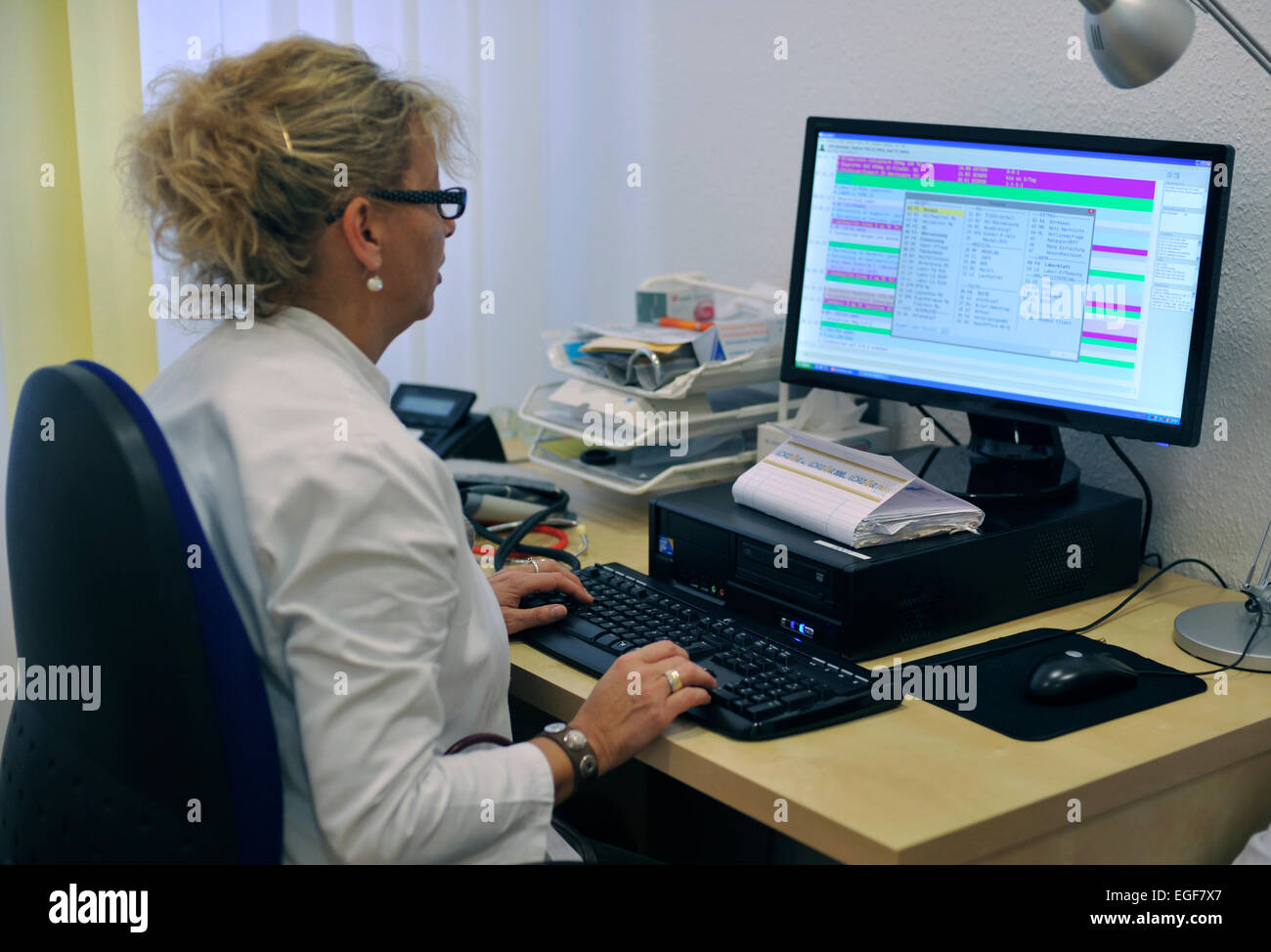 The family doctor is a pilot in the health system as here in a modern ...