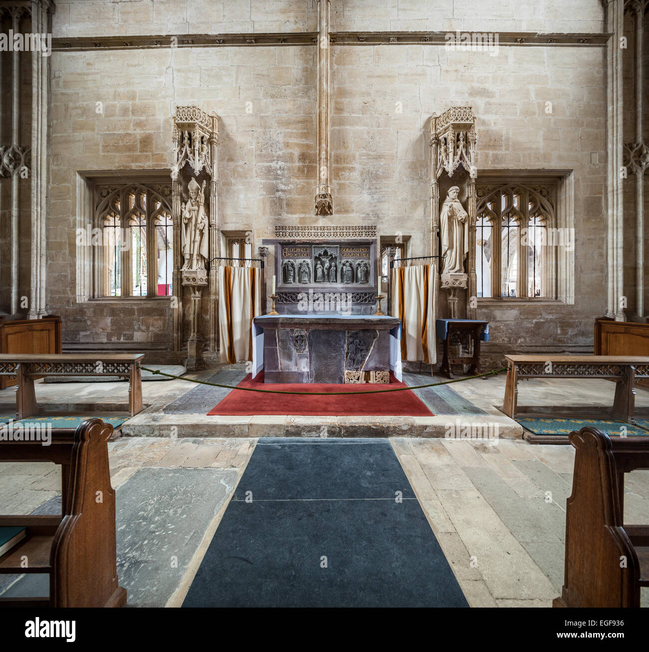 St Davids Cathedral Interior Stock Photo - Alamy