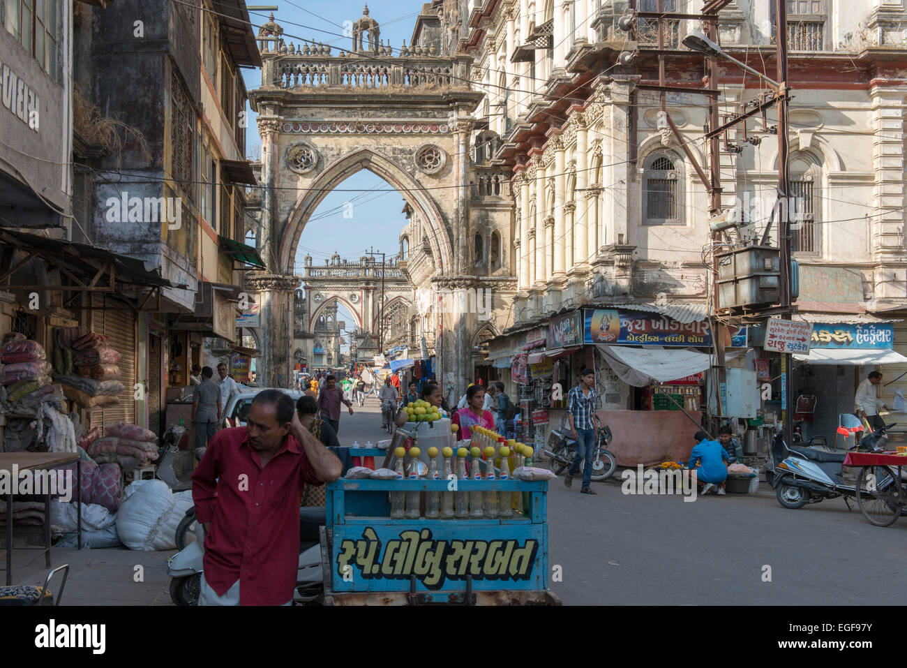 Streets of gujarat hi-res stock photography and images - Alamy