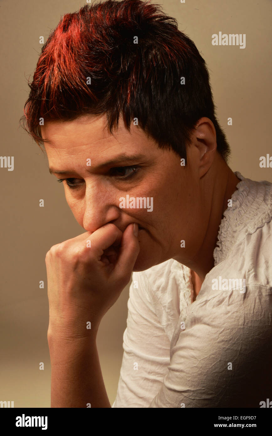 Pensive hi-res stock photography and images - Alamy