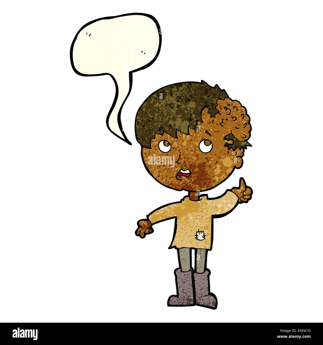 Boy talking head for speech bubble hi-res stock photography and images ...