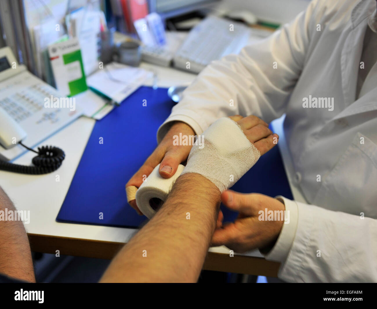 The family doctor – here in his surgery – fulfils an important task in ...