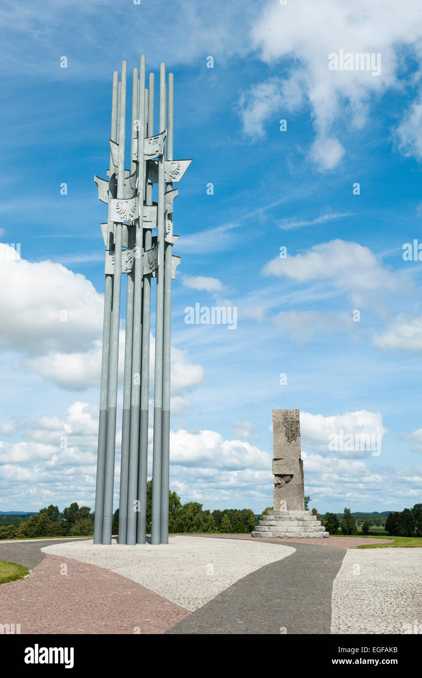 monument to the Battle of Grunwald (1410), Grunwald, Poland Stock Photo ...