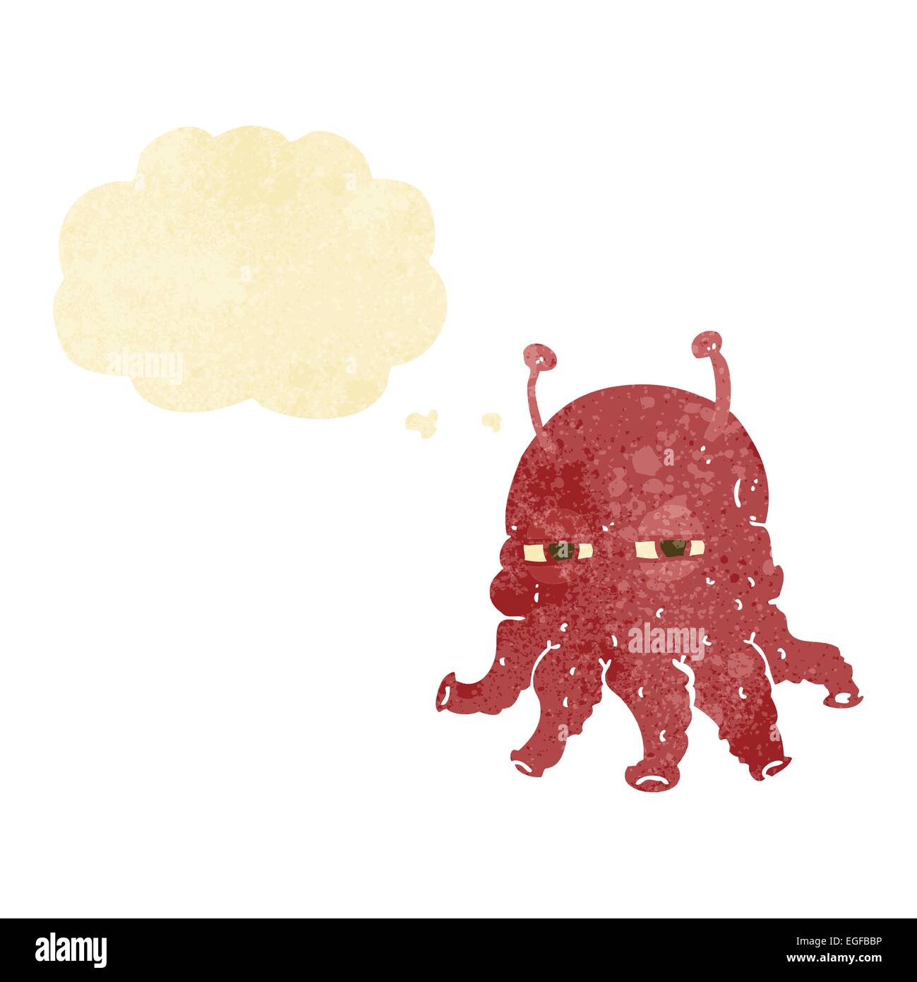 Cartoon alien face bubble Stock Vector Images - Alamy