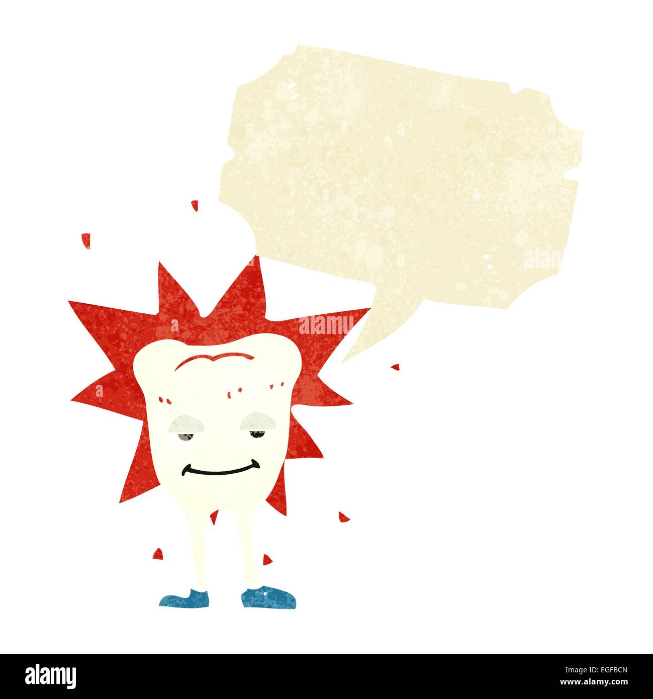 Cartoon funny tooth character bubble Cut Out Stock Images & Pictures ...