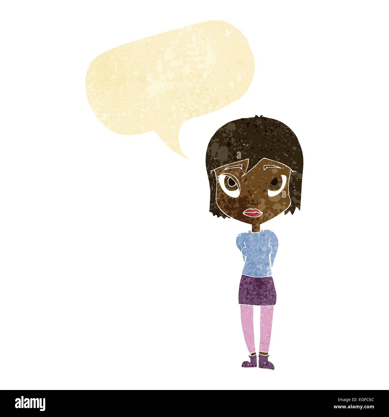 Talking shy Stock Vector Images - Alamy