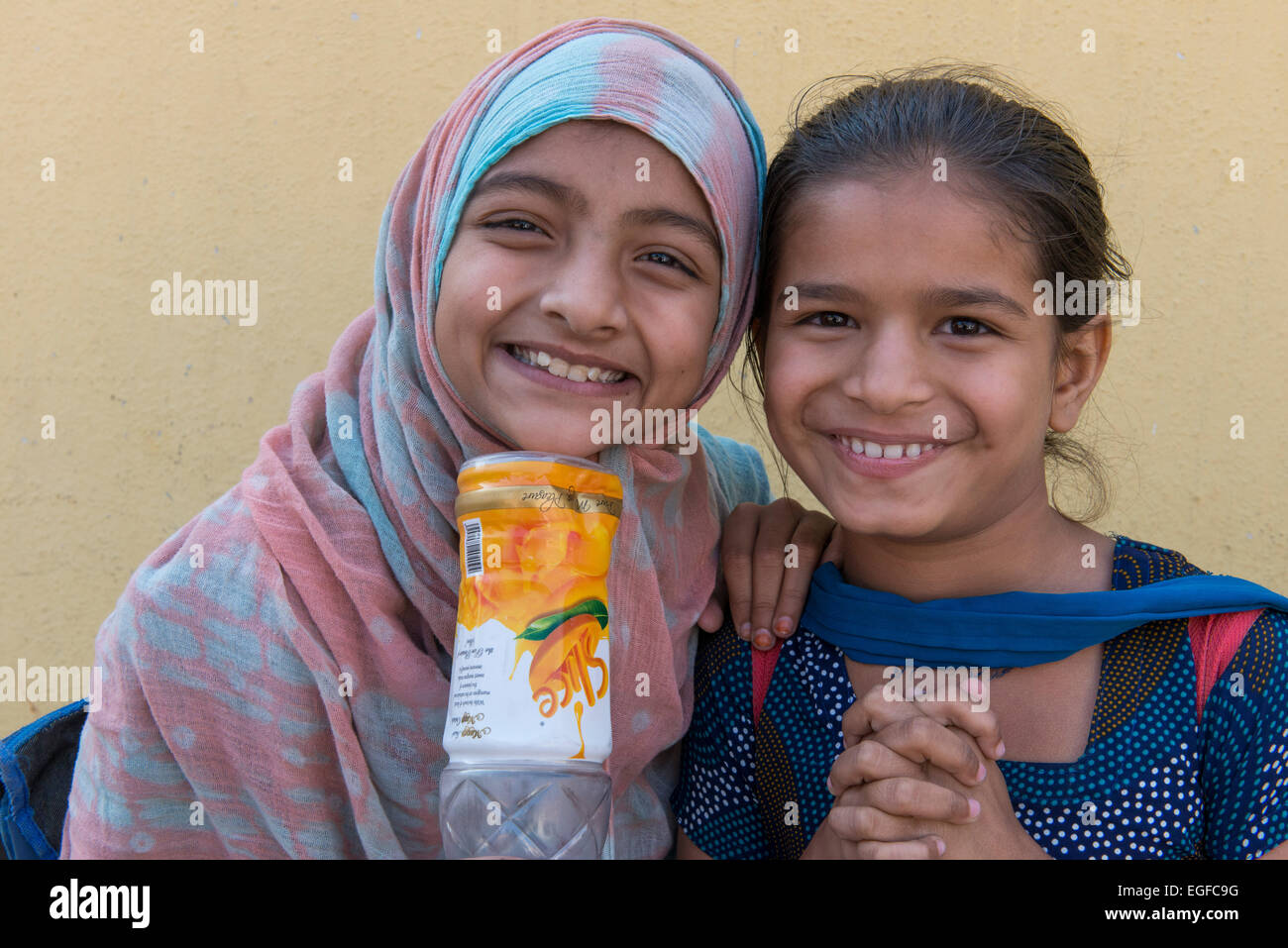 Junagadh Street Girls Stock Photo - Alamy