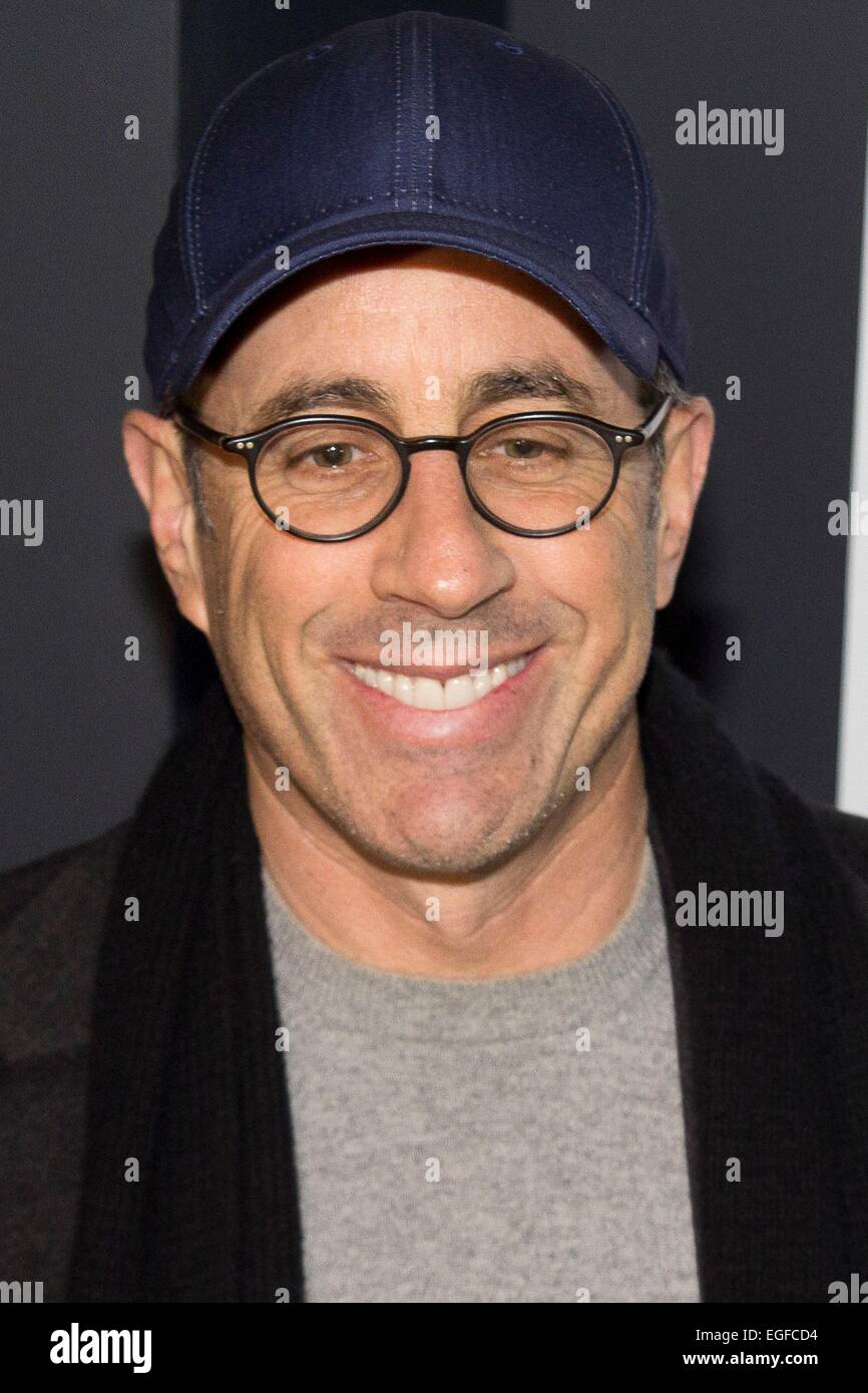 New York, NY, USA. 23rd Feb, 2015. Jerry Seinfeld at arrivals for The ...