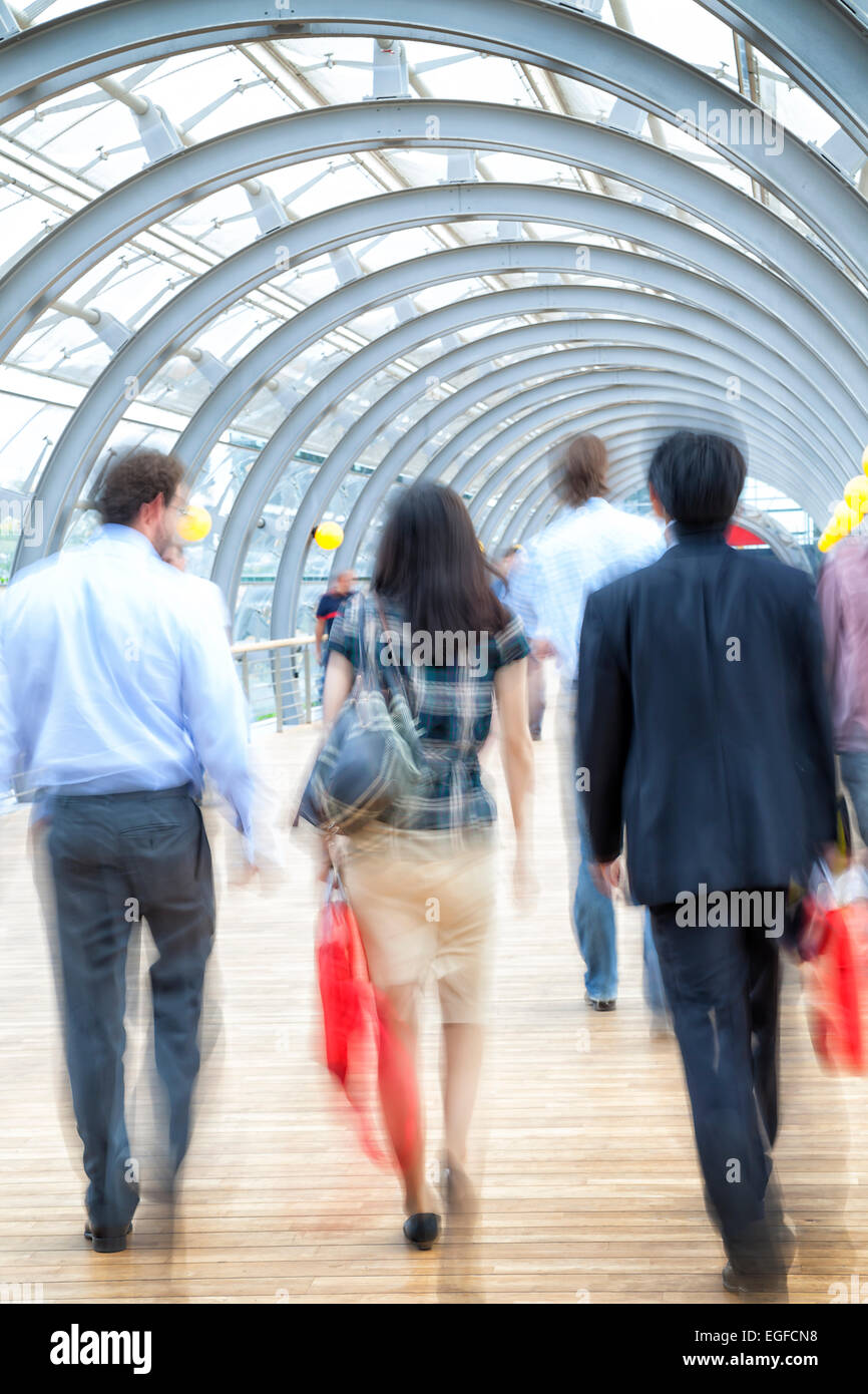 Motion blur people office hi-res stock photography and images - Alamy