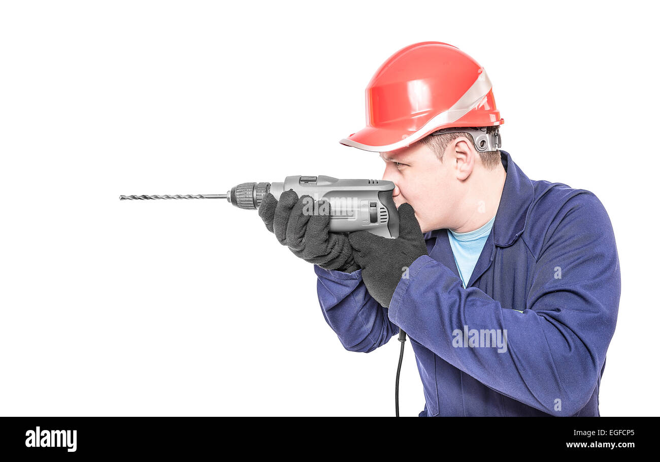 Tradesman drill hi-res stock photography and images - Alamy