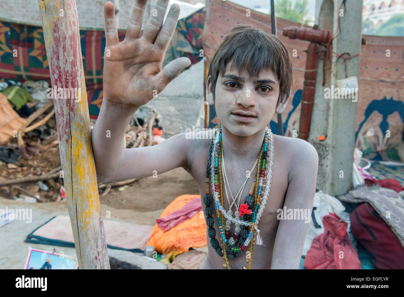 Young naga sadhu hi-res stock photography and images - Alamy