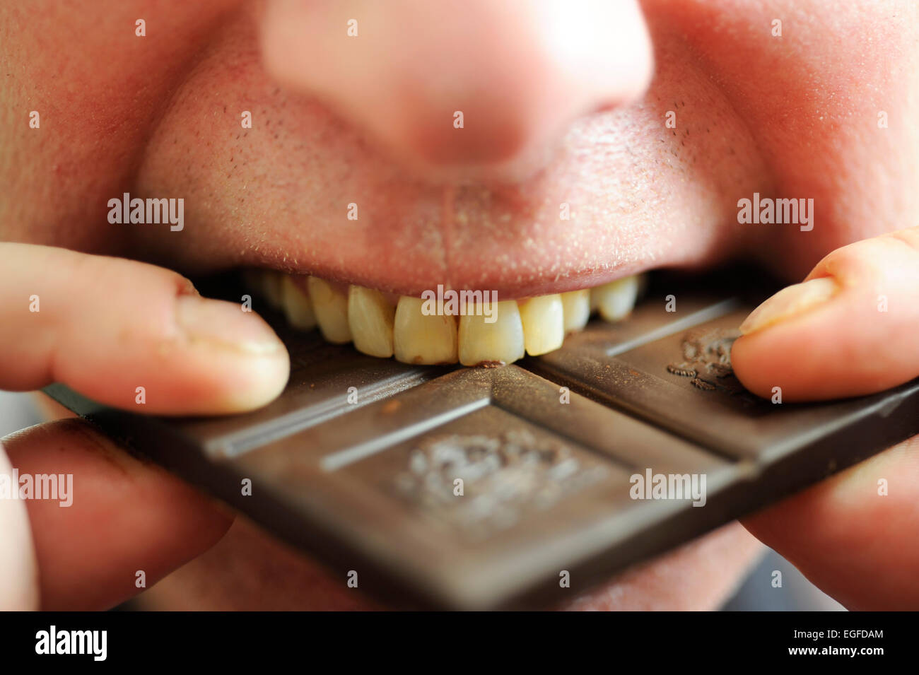Milk chocolate face hi-res stock photography and images - Alamy
