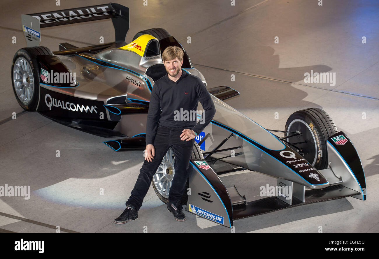 Berlin, Germany. 24th Feb, 2015. German racecar driver Nick Heidfeld ...