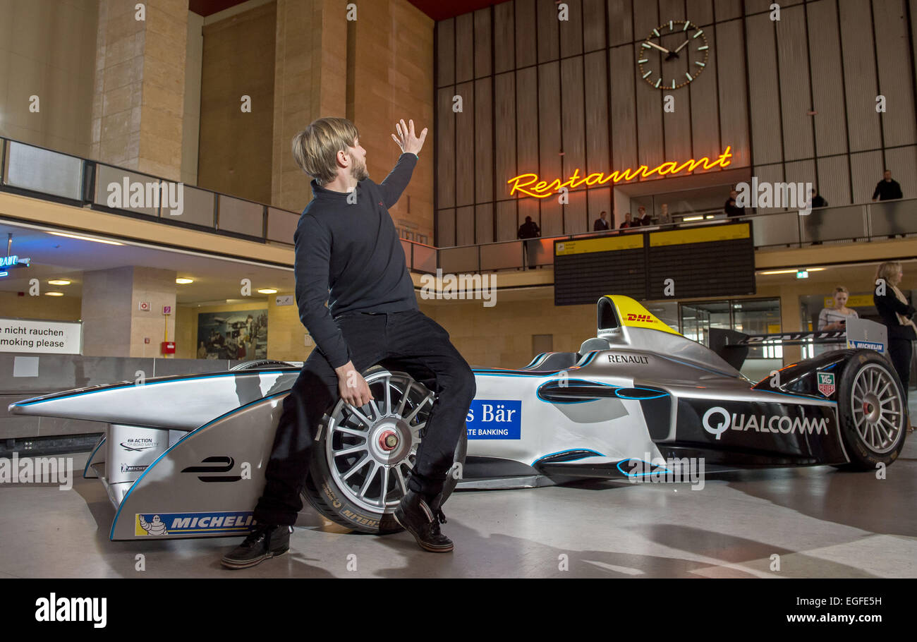 Berlin, Germany. 24th Feb, 2015. German racecar driver Nick Heidfeld ...
