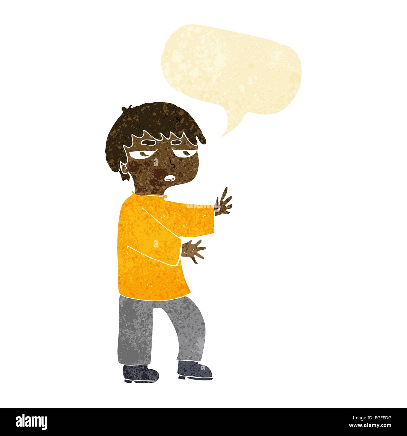 Cartoon man gesturing speech Stock Vector Images - Alamy