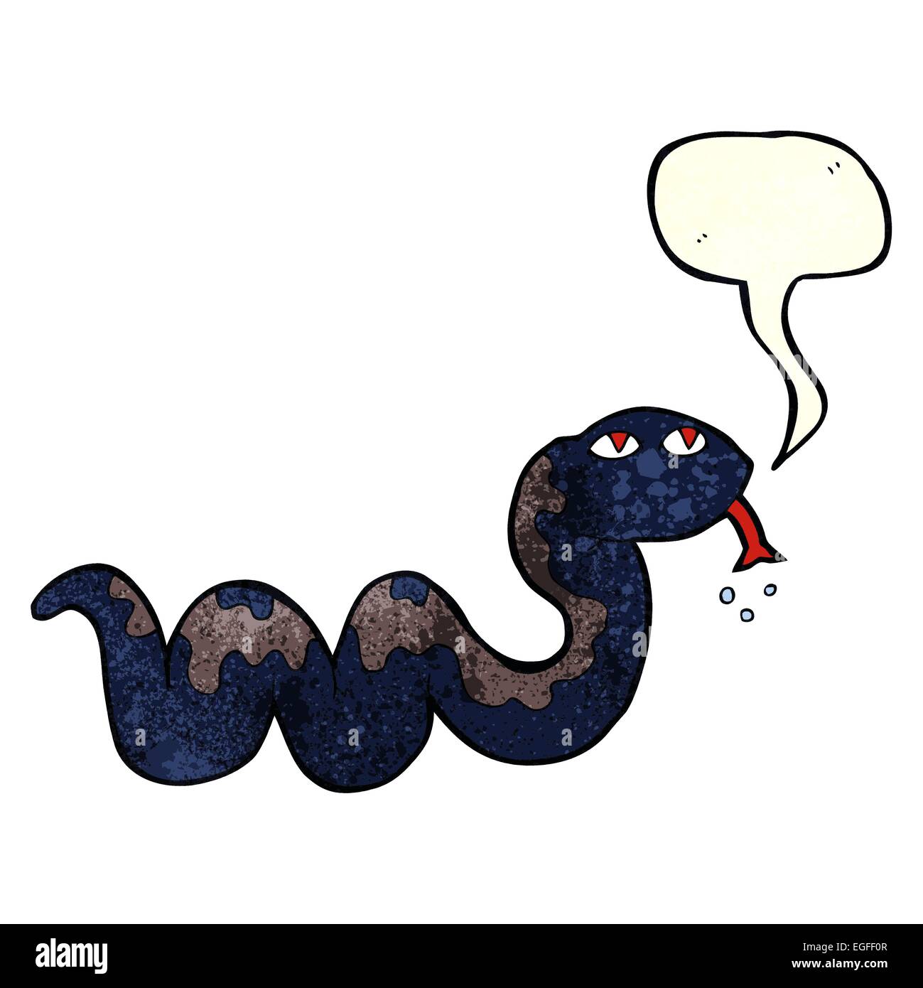 cartoon snake with speech bubble Stock Vector Image & Art - Alamy