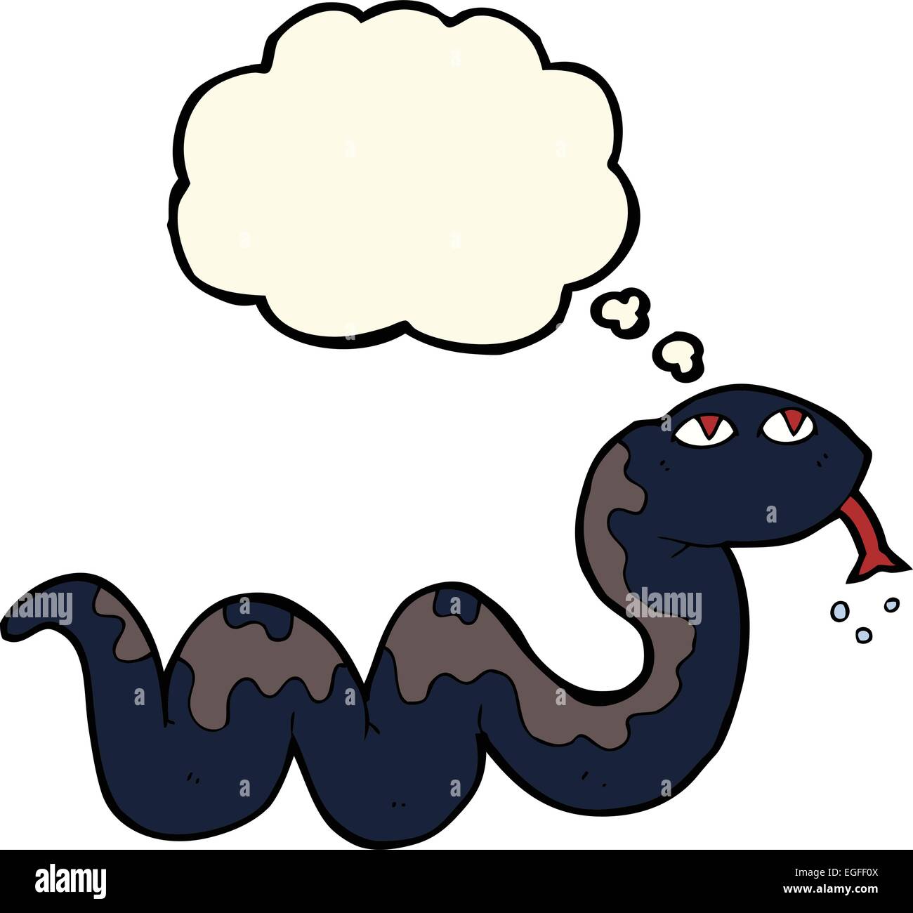 Cartoon snake bubble hi-res stock photography and images - Alamy
