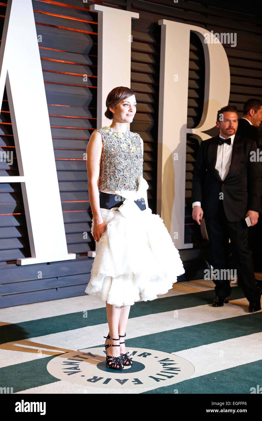 Beverly Hills, CA, USA. 23rd Feb, 2015. Marion Cotillard.Vanity Fair ...
