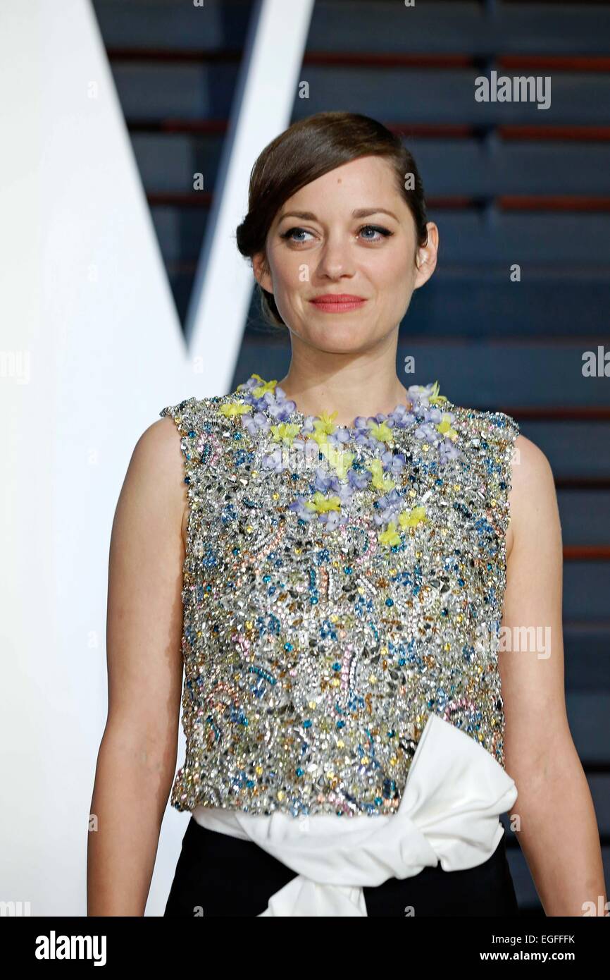 Beverly Hills, CA, USA. 23rd Feb, 2015. Marion Cotillard.Vanity Fair ...
