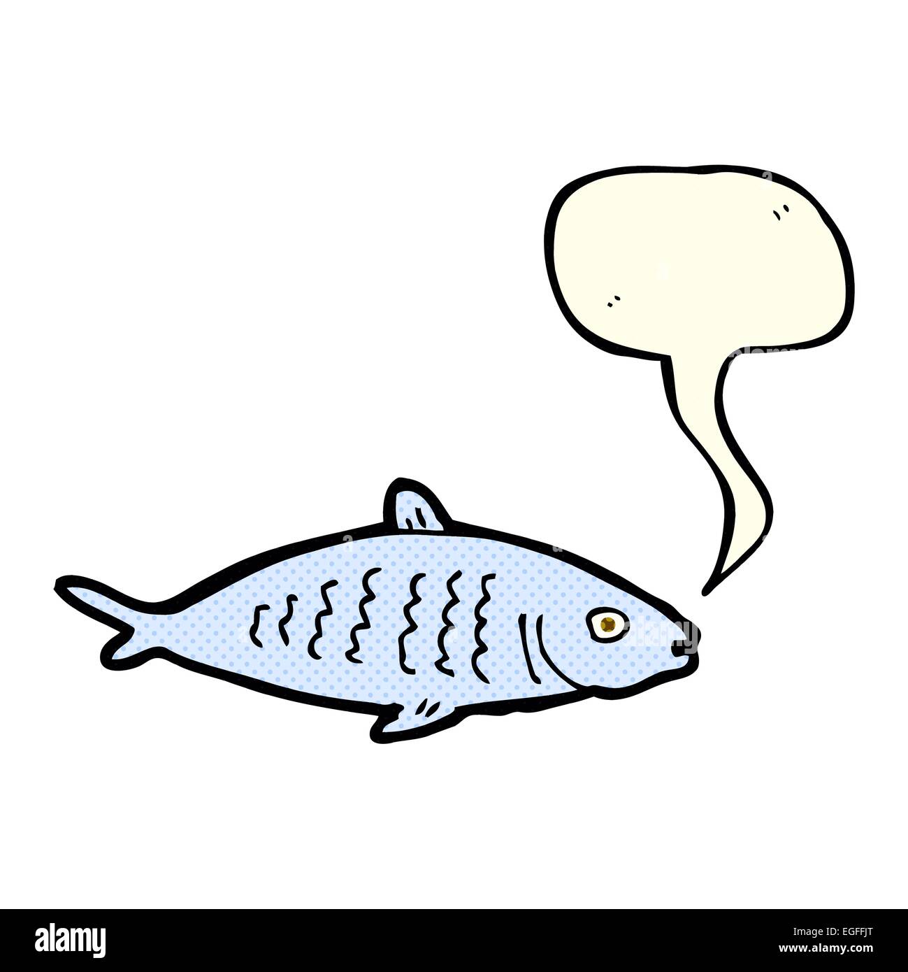 cartoon fish with speech bubble Stock Vector Image & Art - Alamy