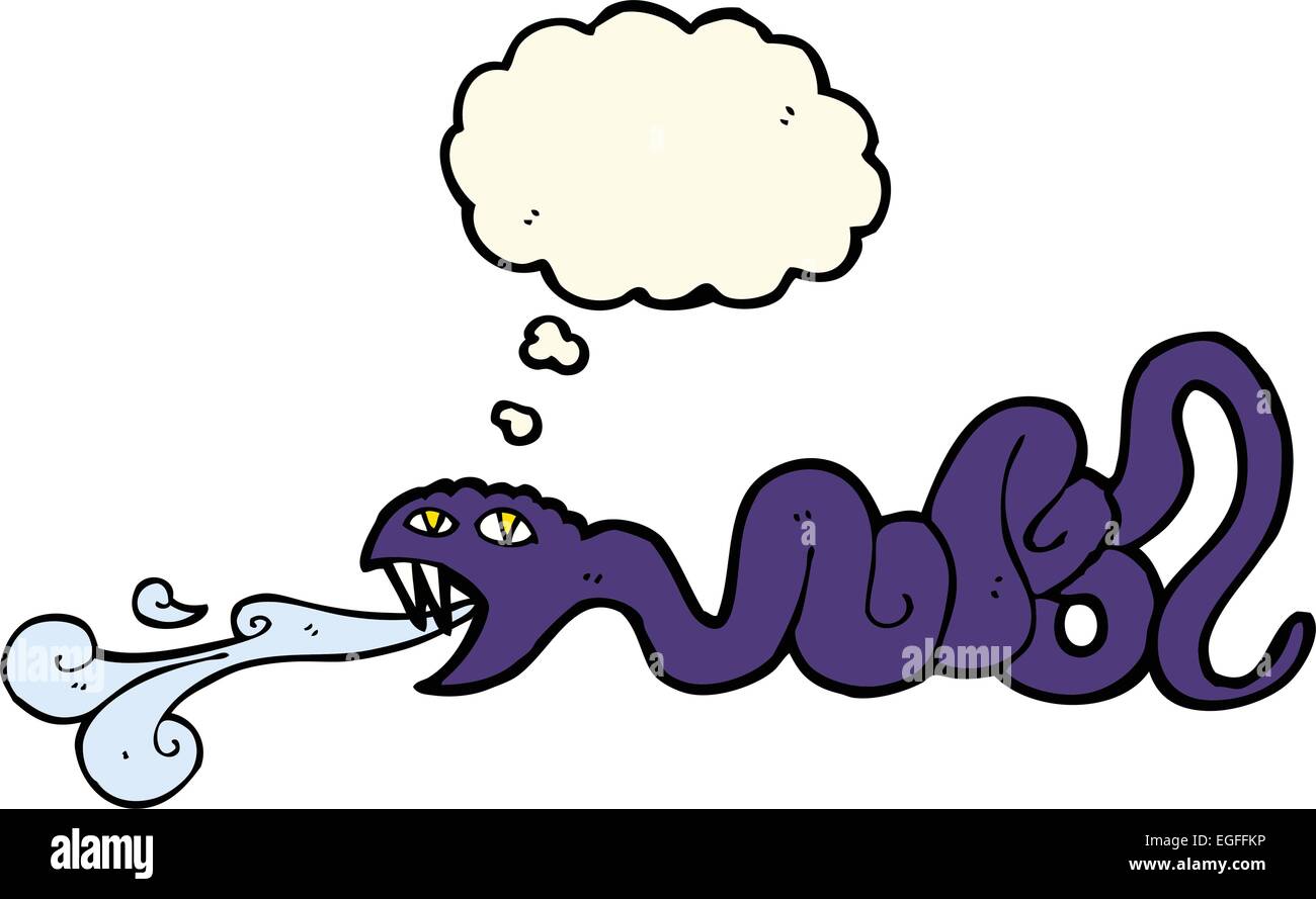 Cartoon snake bubble hi-res stock photography and images - Alamy