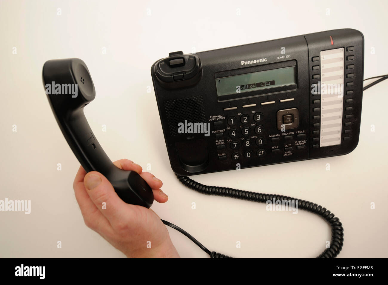 Desk phone off hook hi-res stock photography and images - Alamy
