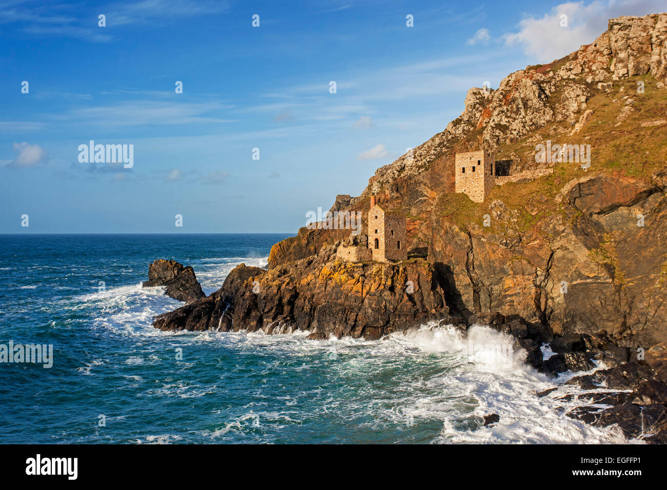 Botallack Tin Mines Stock Photo - Alamy