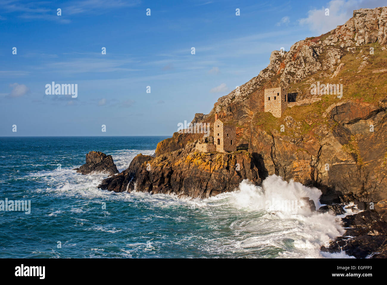 Botallack Tin Mines Stock Photo - Alamy