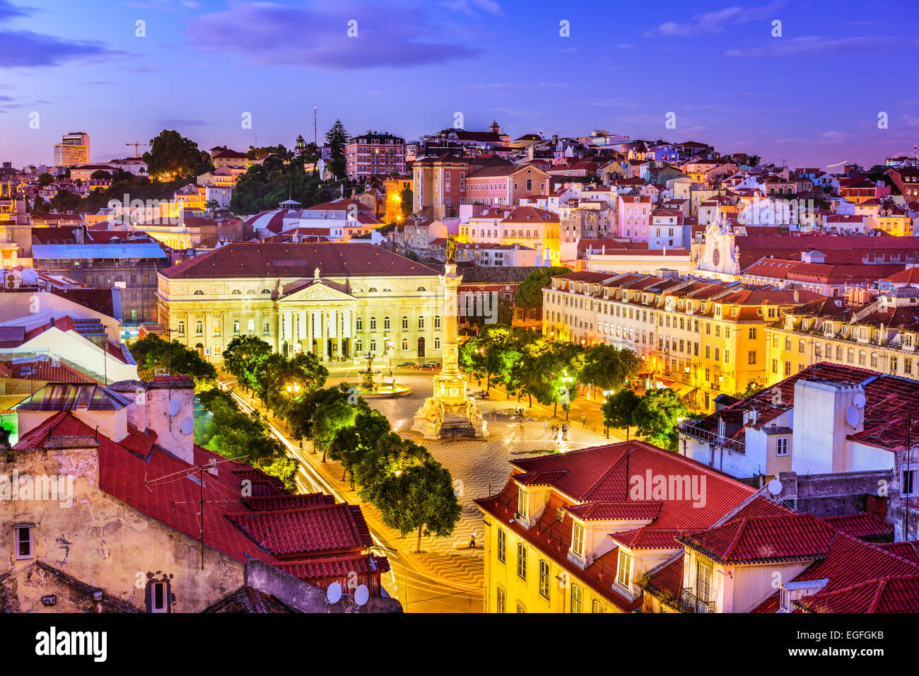 Lisbon pombaline district hi-res stock photography and images - Alamy