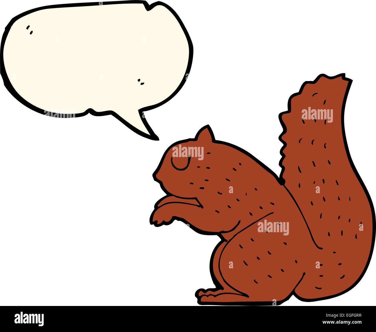 Squirrel talking Stock Vector Images - Alamy