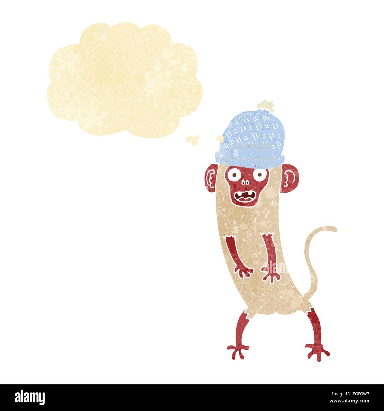Cartoon crazy monkey Cut Out Stock Images & Pictures - Alamy