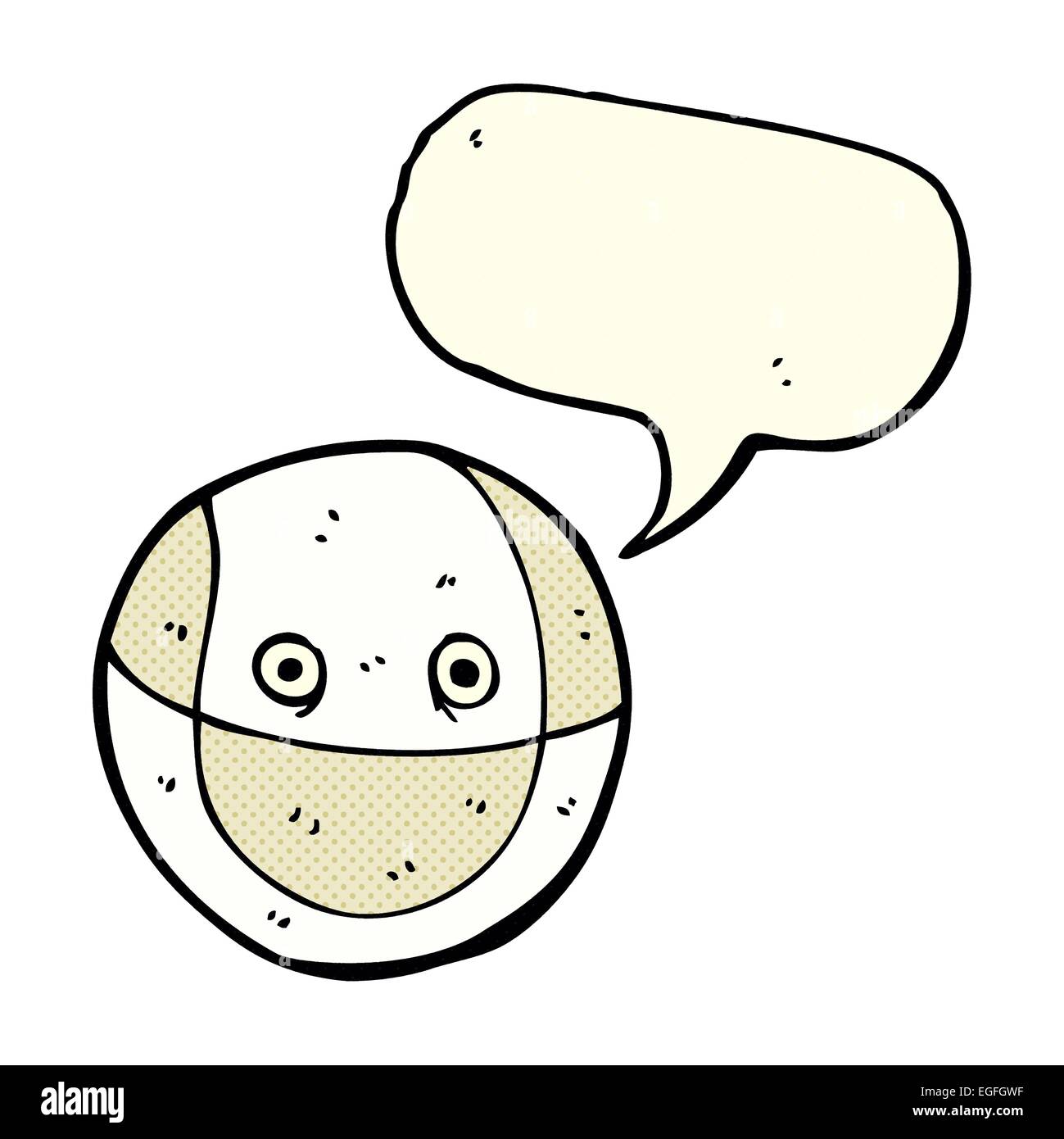 cartoon ball with speech bubble Stock Vector Image & Art - Alamy
