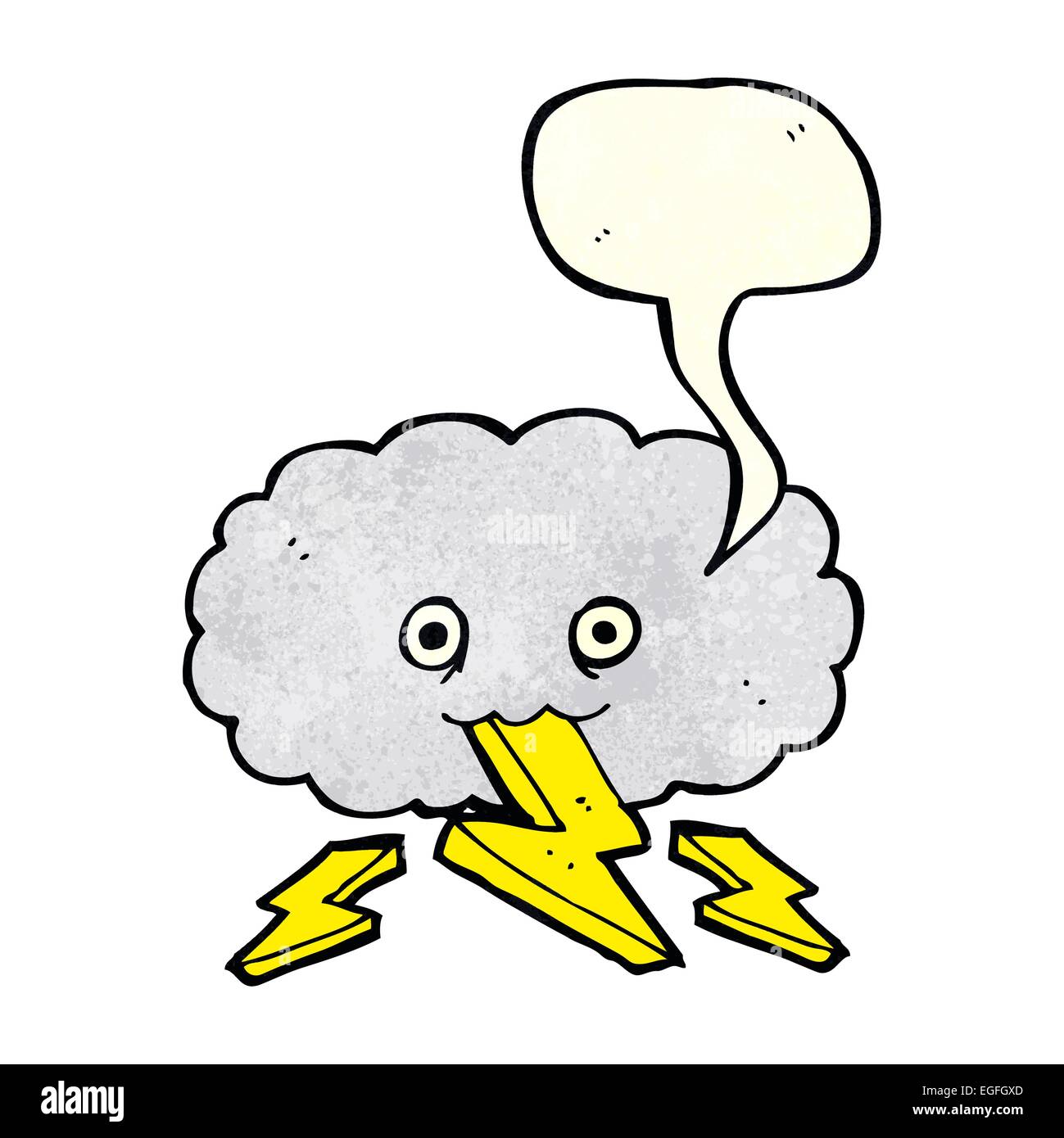 Thundercloud cartoon character hi-res stock photography and images - Alamy