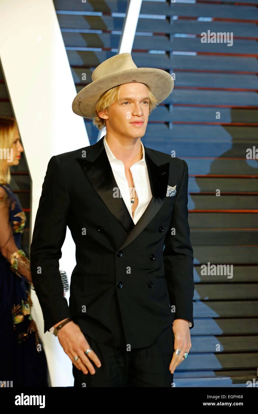 Feb. 23, 2015 - Beverly Hills, CA, USA - Cody Simpson.Vanity Fair Oscar ...