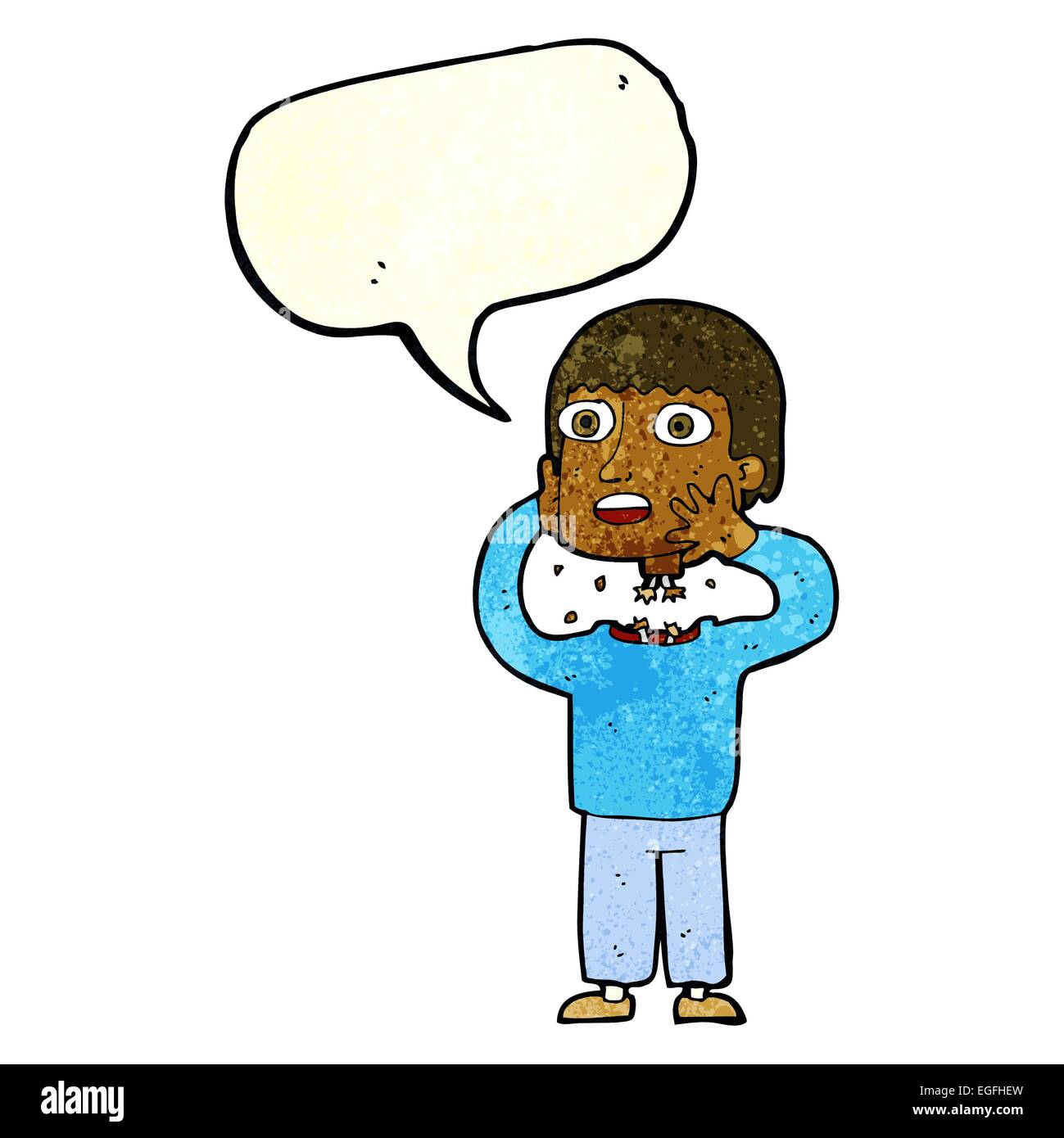 cartoon secret robot with speech bubble Stock Vector Image & Art - Alamy