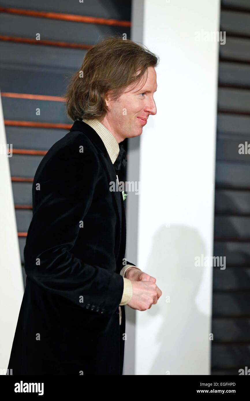 Beverly Hills, CA, USA. 23rd Feb, 2015. Wes Anderson.Vanity Fair Oscar ...