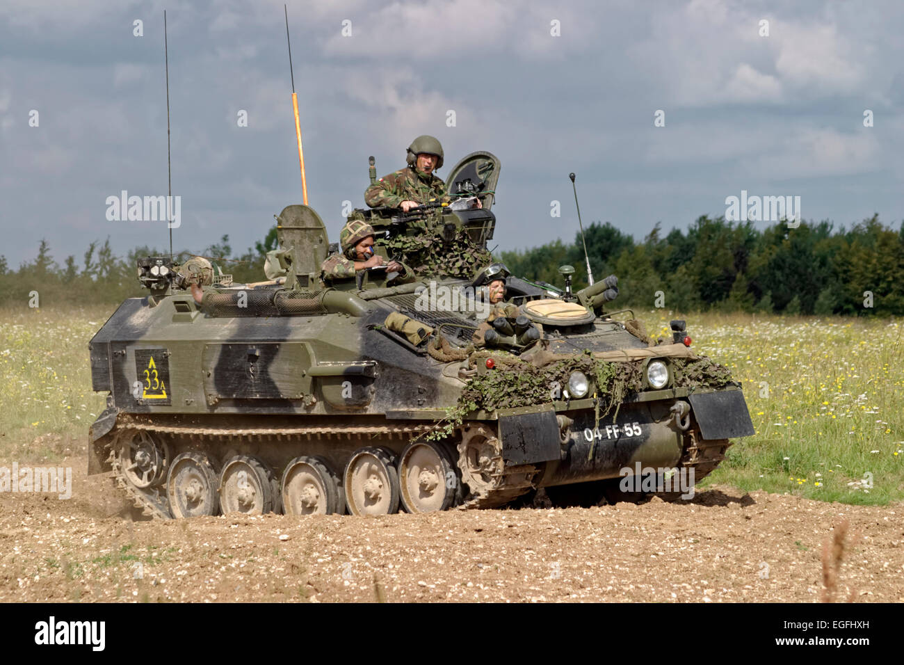 British Army Alvis FV103 Spartan Armoured Personnel Carrier on ...