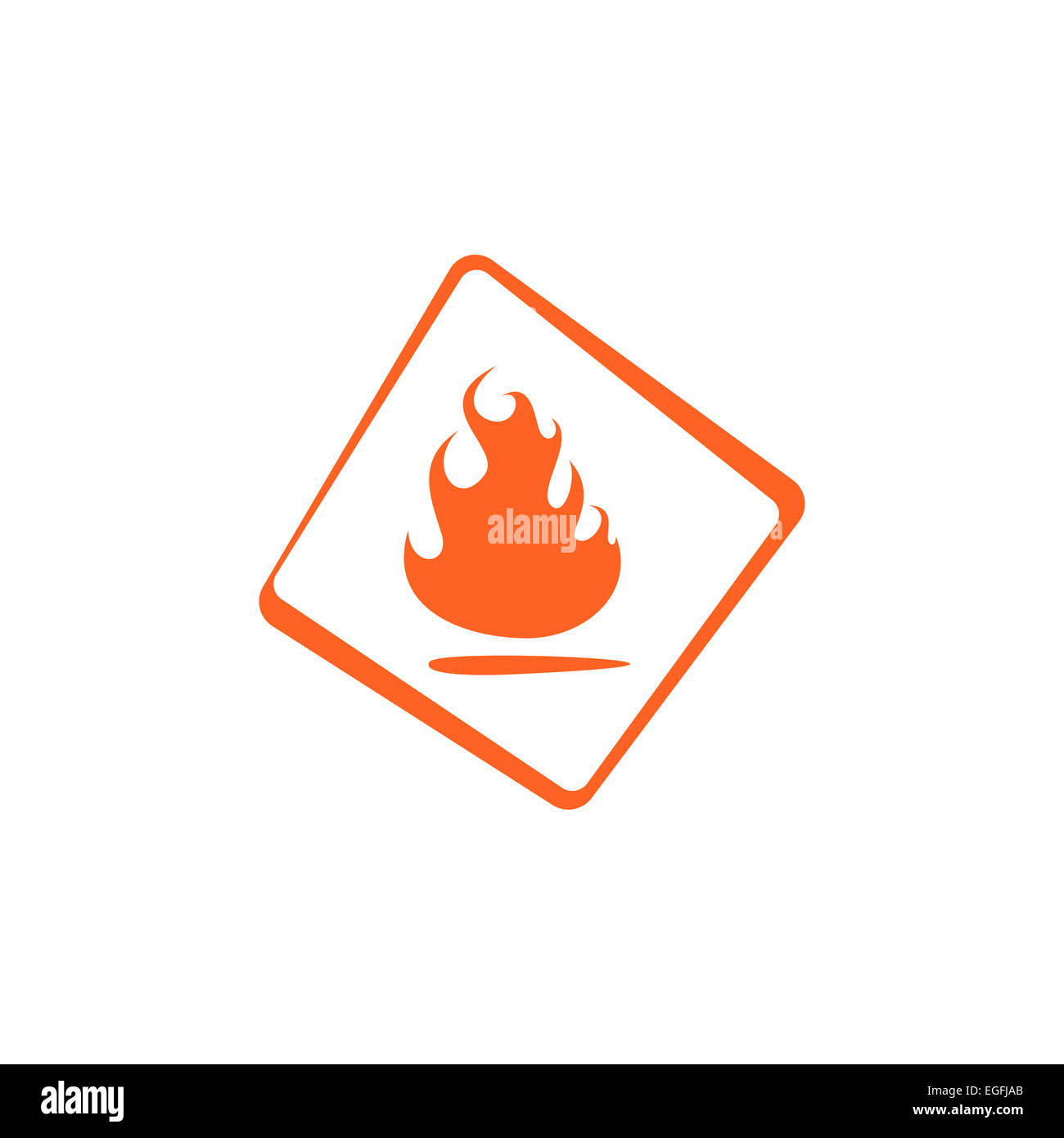 Warning sign extremely flammable symbol hi-res stock photography and ...