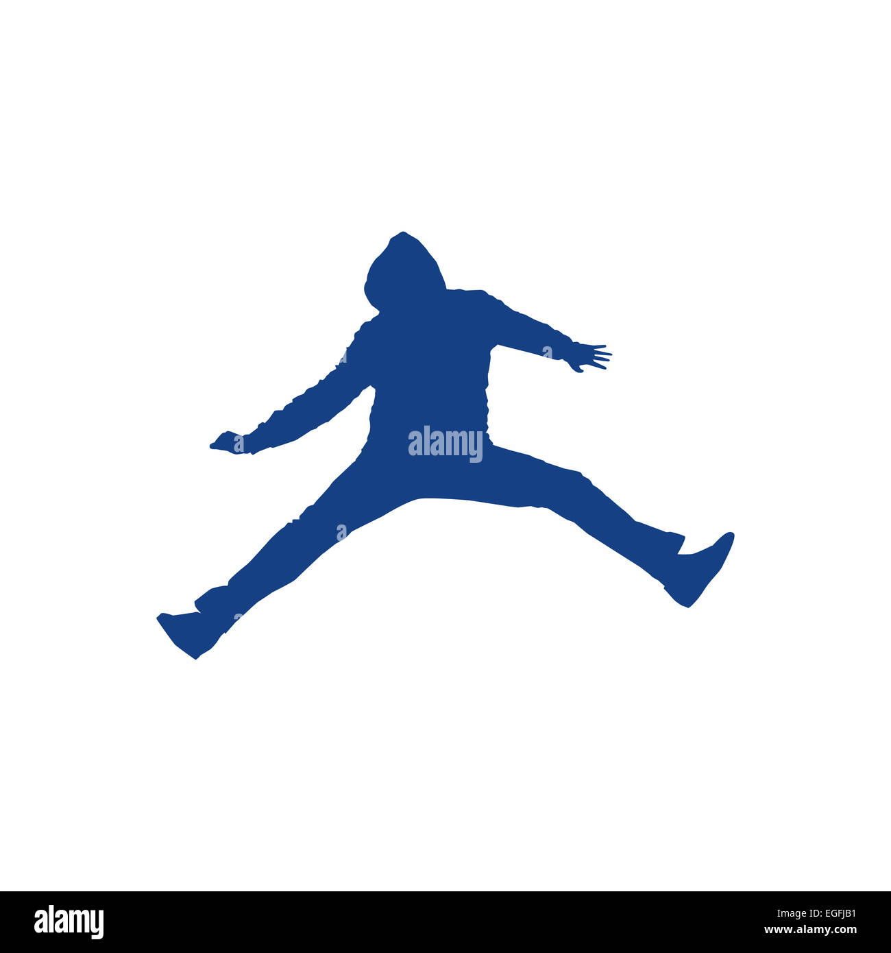 Jump silhouette Cut Out Stock Images & Pictures - Alamy