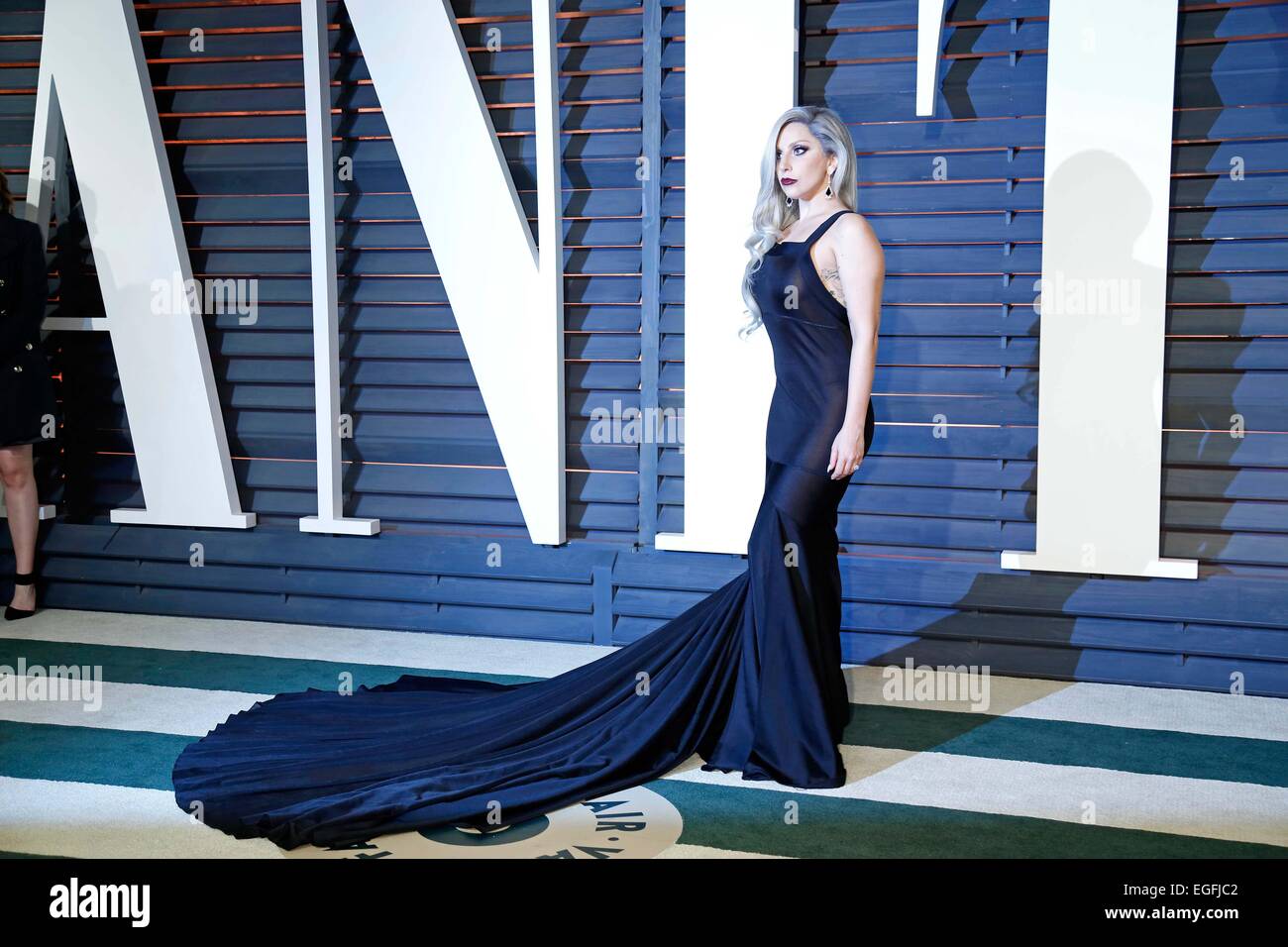 Beverly Hills, CA, USA. 23rd Feb, 2015. Lady Gaga.Vanity Fair Oscar ...