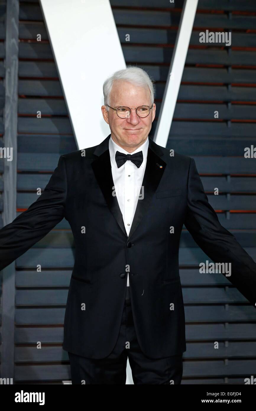 Beverly Hills, CA, USA. 23rd Feb, 2015. Steve Martin.Vanity Fair Oscar ...
