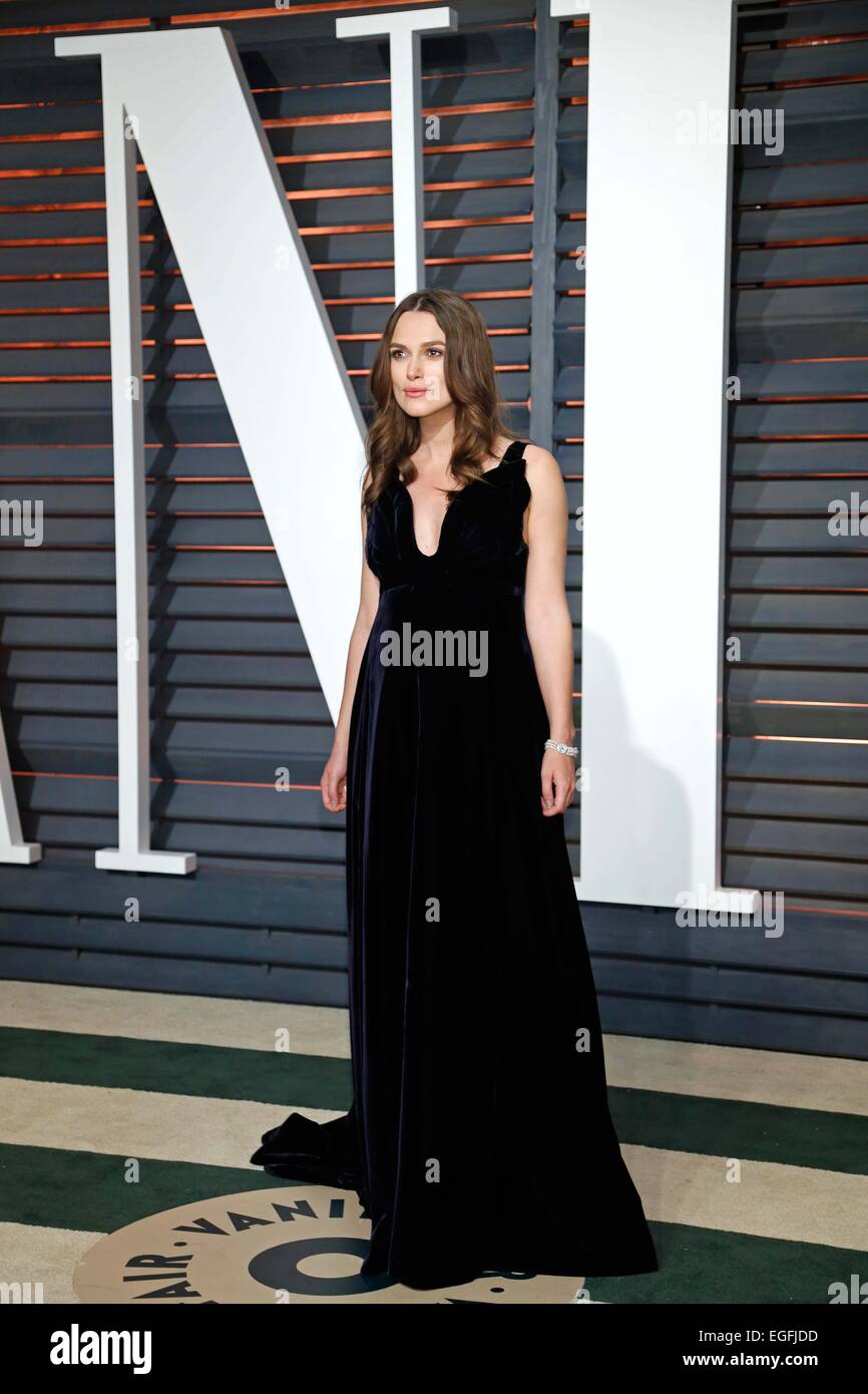 Beverly Hills, CA, USA. 23rd Feb, 2015. Kiera Knightley.Vanity Fair ...