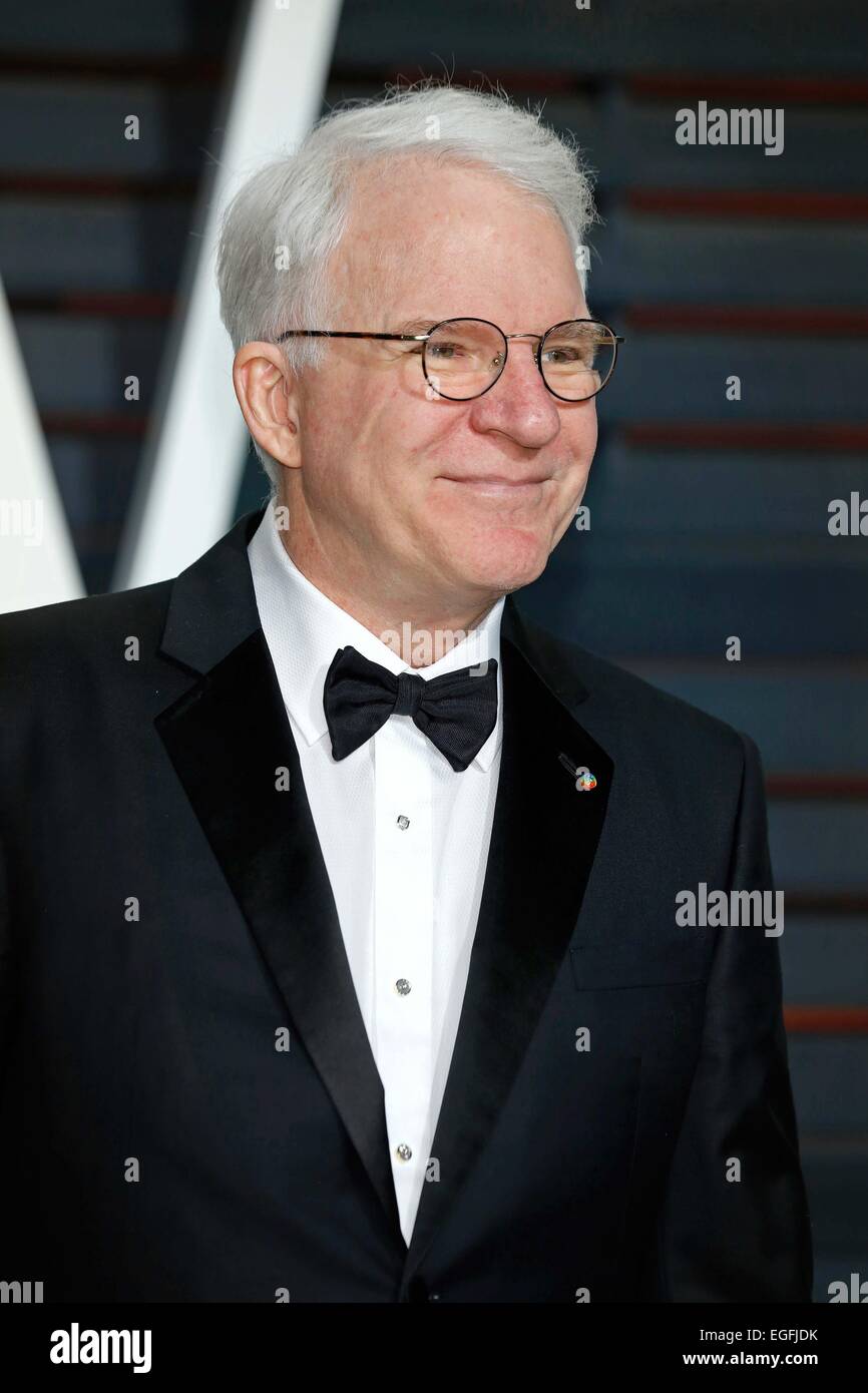 Beverly Hills, CA, USA. 23rd Feb, 2015. Steve Martin.Vanity Fair Oscar ...