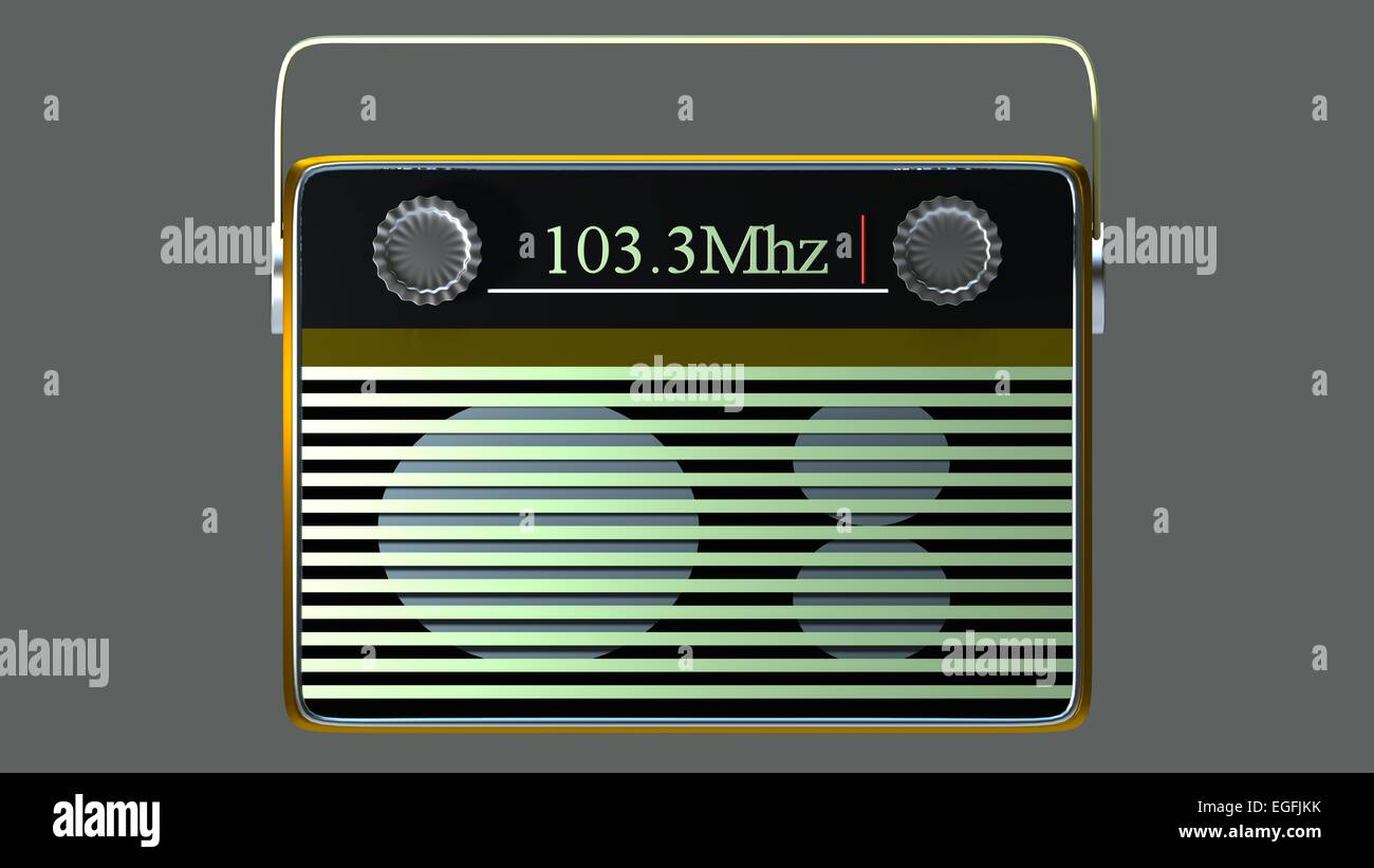 portable radio for adv or others purpose use Stock Photo - Alamy