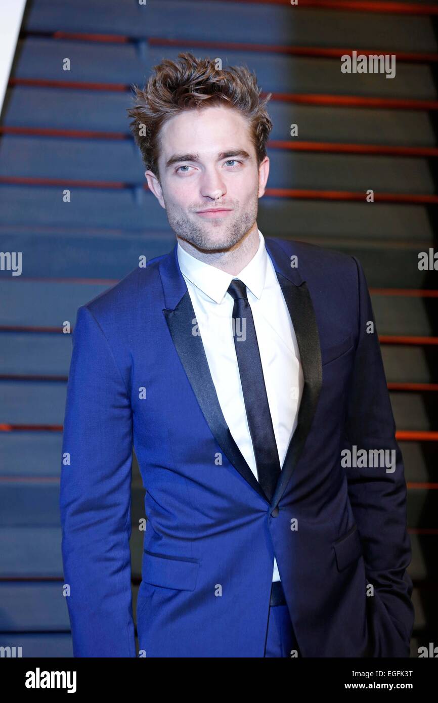 Beverly Hills, CA, USA. 23rd Feb, 2015. Robert Pattinson.Vanity Fair ...
