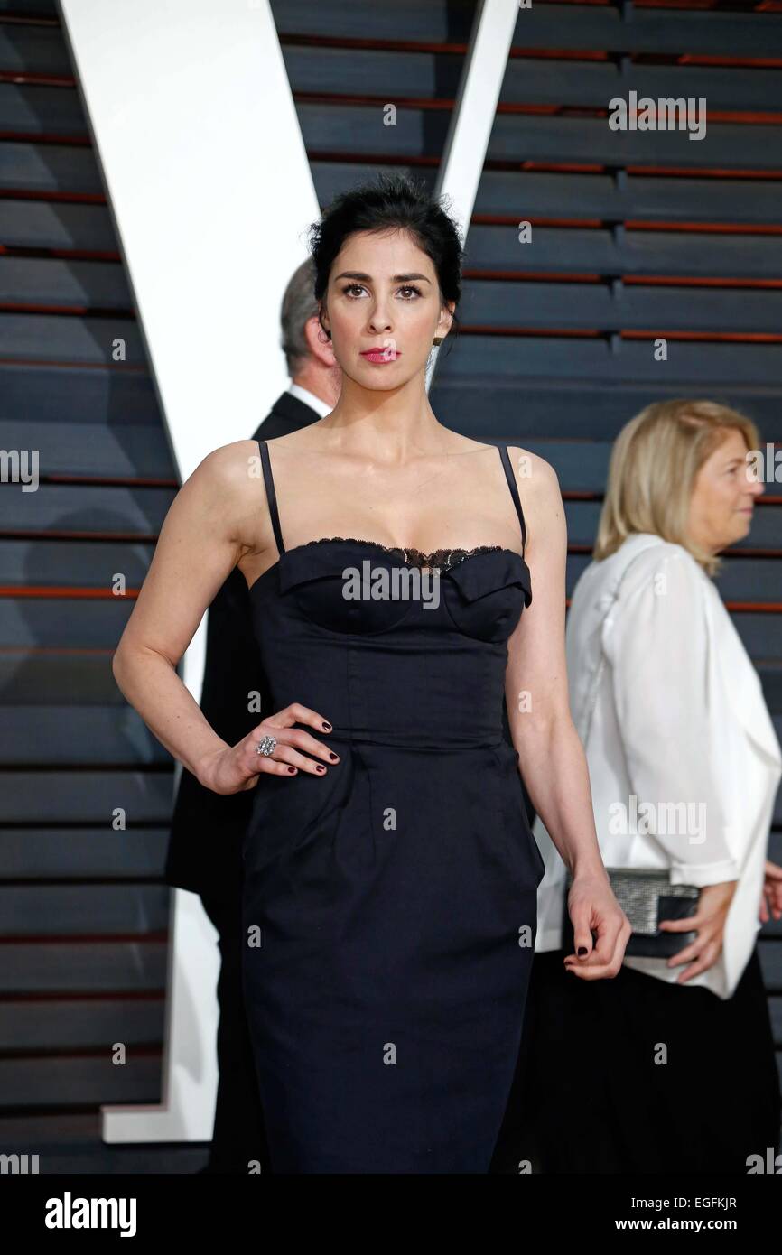 Beverly Hills, CA, USA. 23rd Feb, 2015. Sarah Silverman.Vanity Fair ...