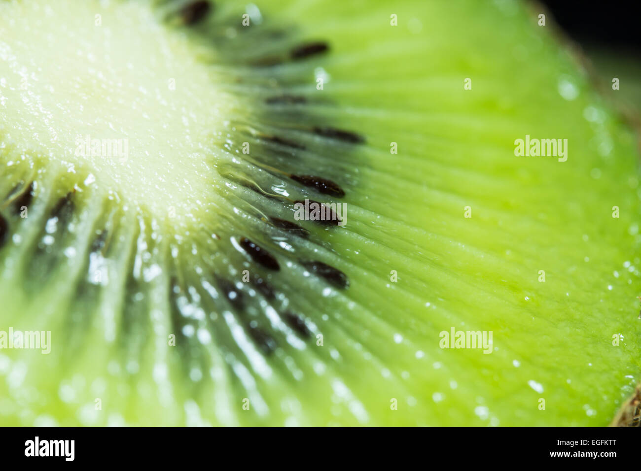 kiwi fruit macro texture Stock Photo - Alamy